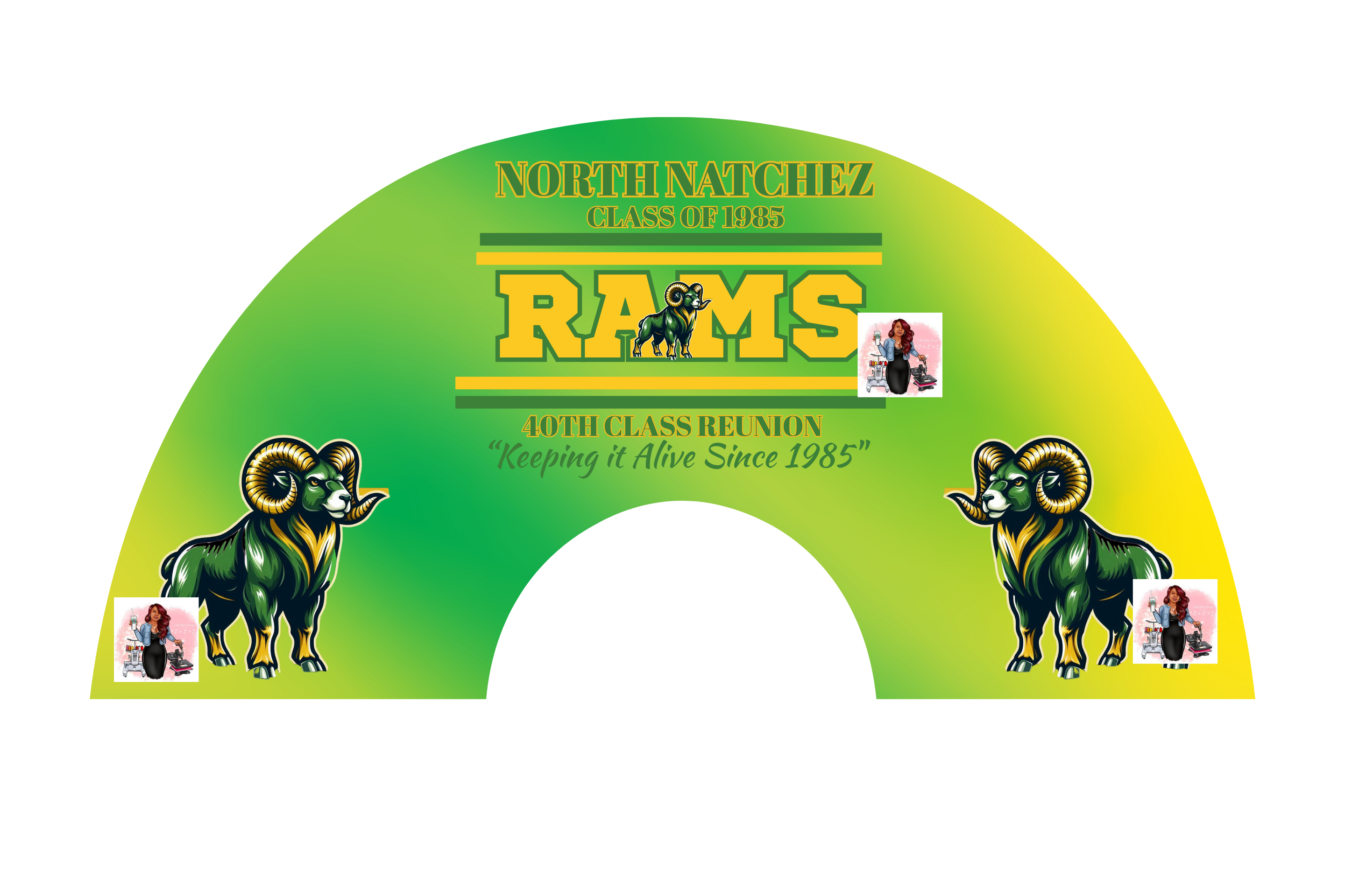 North Natchez Class of 1985 Clack Fan – 40th Reunion "Keeping It Alive ...